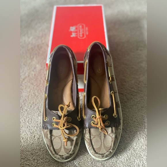 Coach | Shoes | Coach Boat Shoes Size 7 | Poshmark